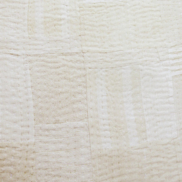 Cream Patchwork - Sally Campbell, Handmade Textiles