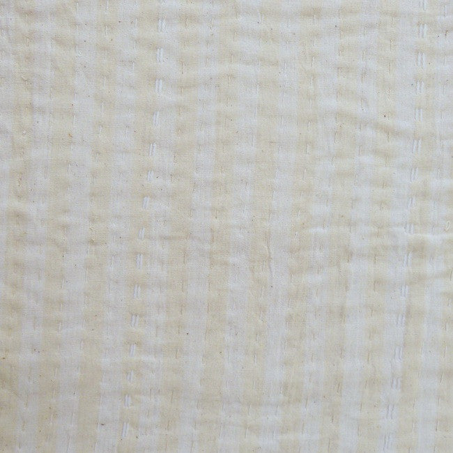 Cream Patchwork - Sally Campbell, Handmade Textiles